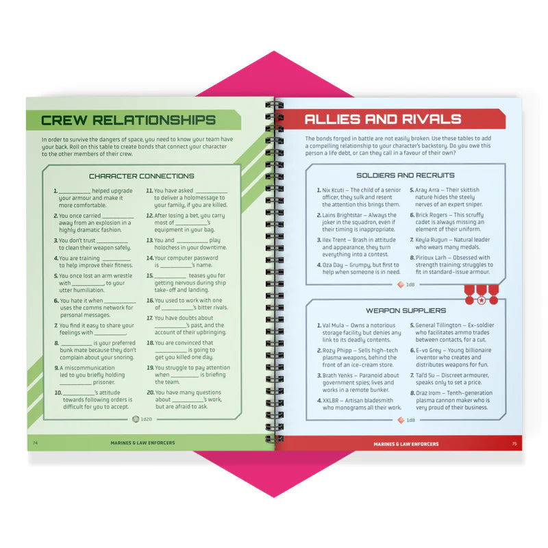 Roll & Play : The Sci-Fi Character Toolkit - The Board Game Hut